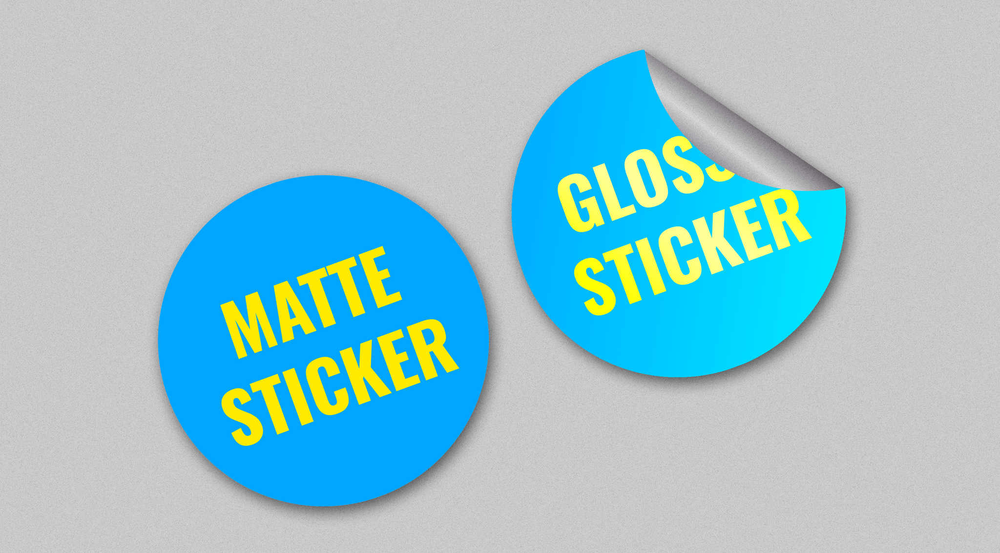 Choosing Between Matte and Glossy Stickers for your business.
