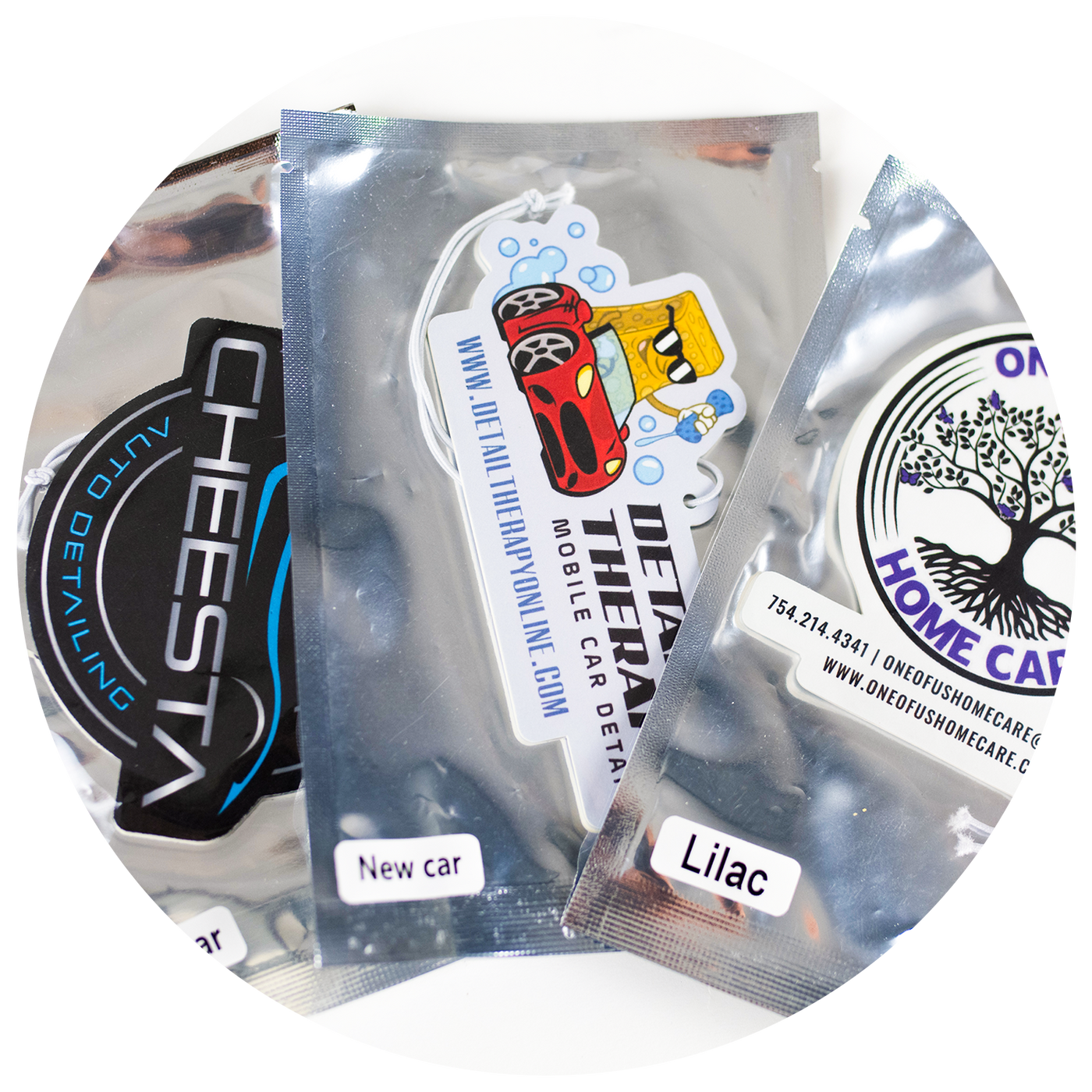 Die Cut Custom Air Freshener - YOUR LOGO | Promo By Cody McConnell