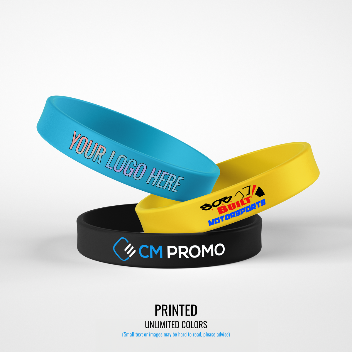Custom Silicone Wristbands - YOUR LOGO | Promo by Cody McConnell